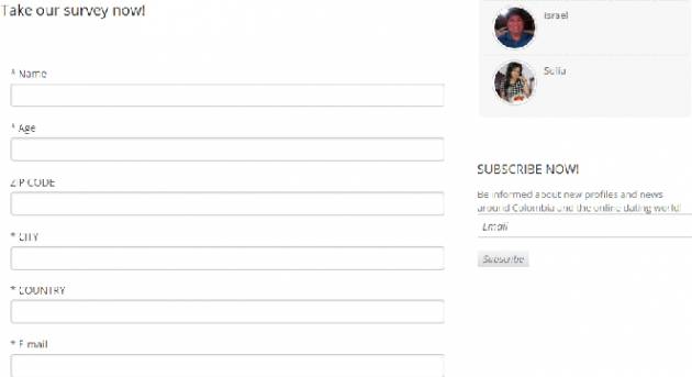 survey-screenshot - www.mycolombianwife.com